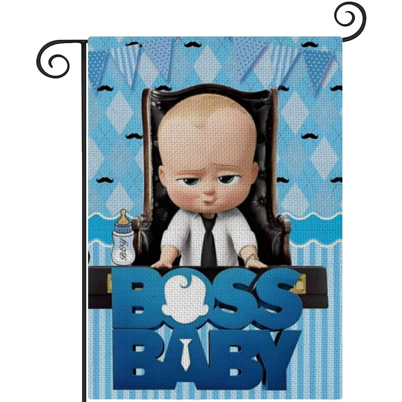 Boss Baby White Boy Garden Flags Set of 12 Double Sided 12 x 18 Inch ...