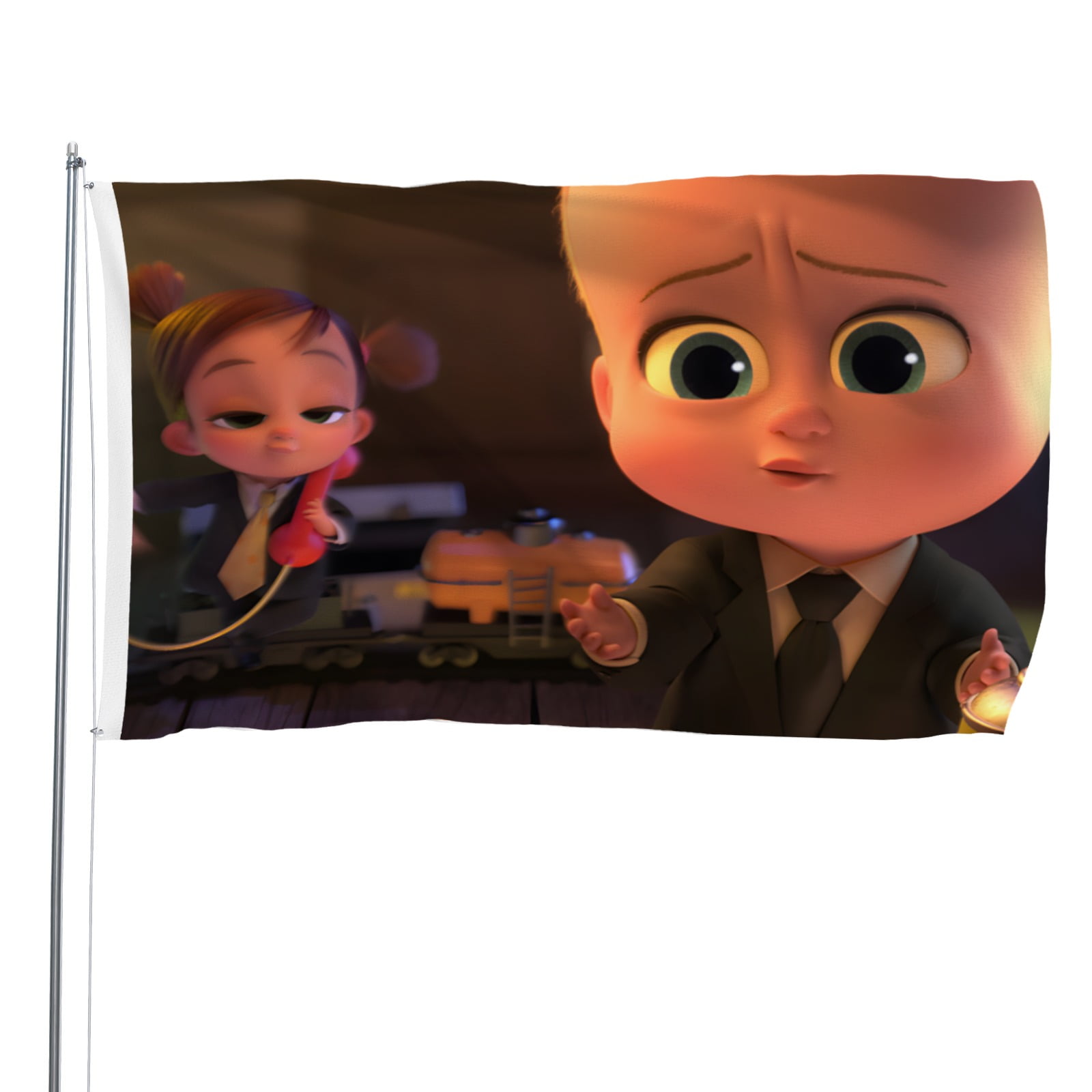 Boss Baby White Girl-themed Printed Flag Perfect gift for fans, friends ...