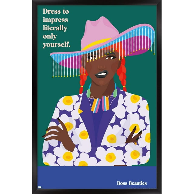 Boss Beauties - Dress To Impress Wall Poster, 14.725" x 22.375" Framed ...