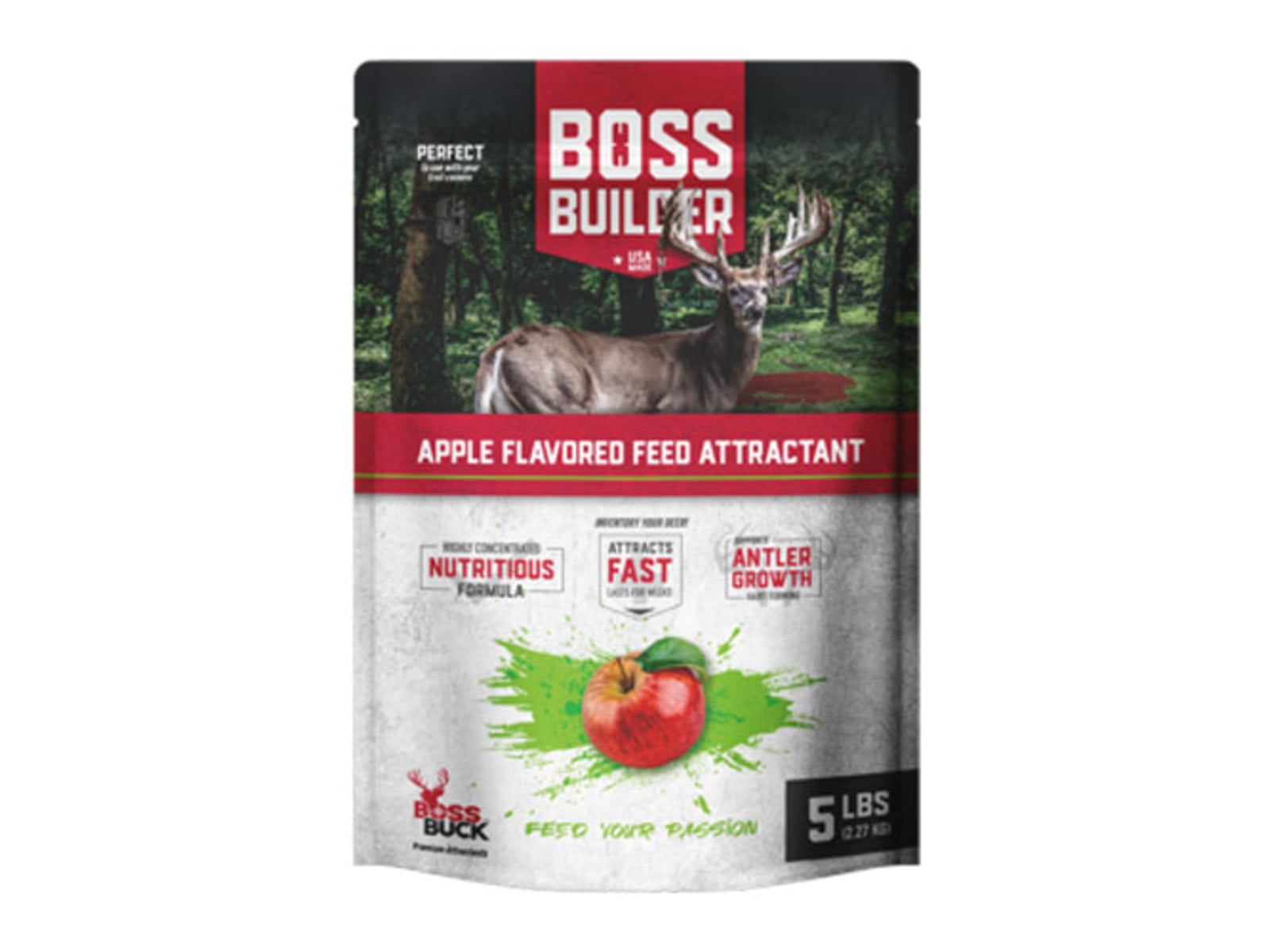 Boss Buck Boss Builder Apple Feed Attractant 5lb - Walmart.com