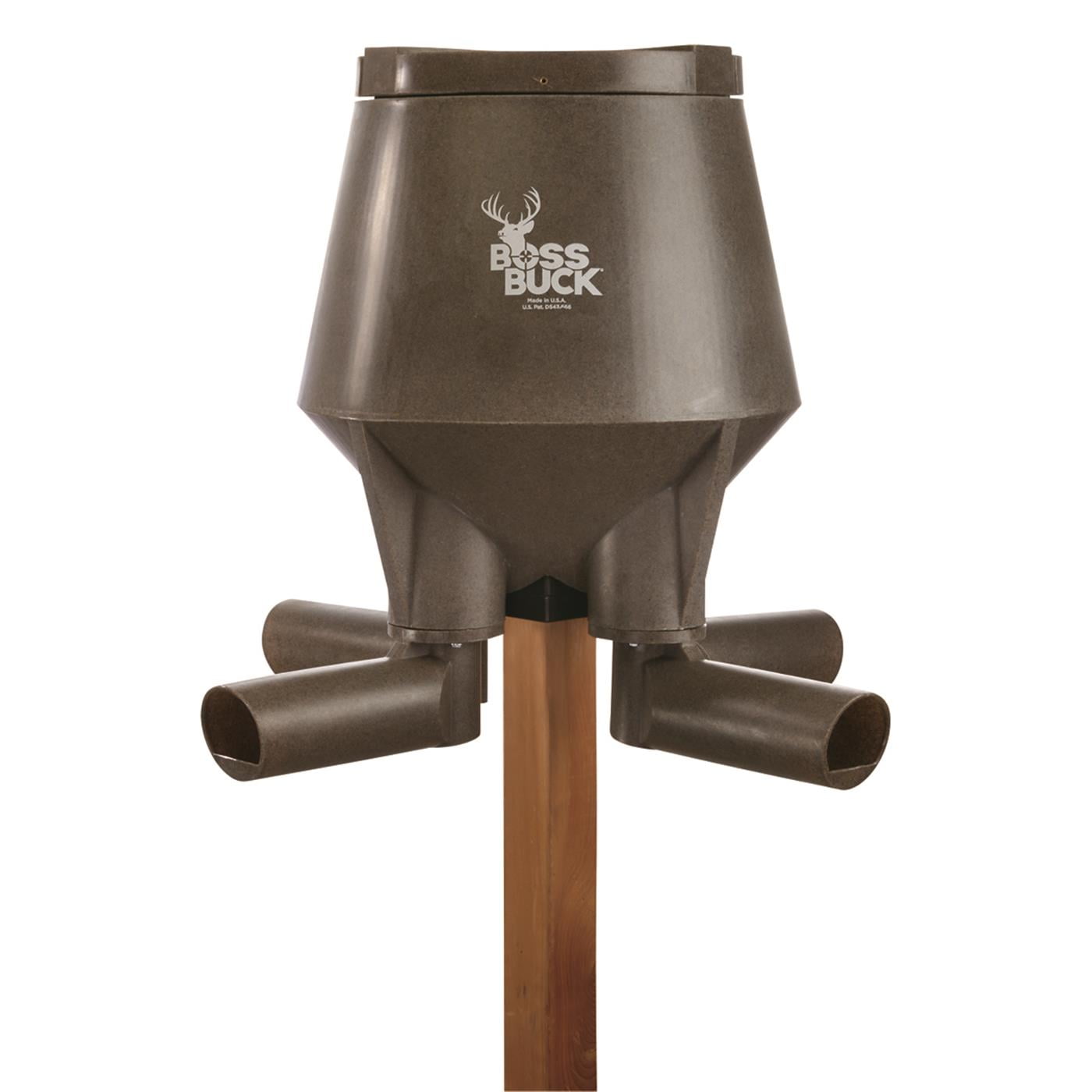 Boss Buck Deer Gravity Fed Post Feeder, 200 lb. Capacity - Walmart.com