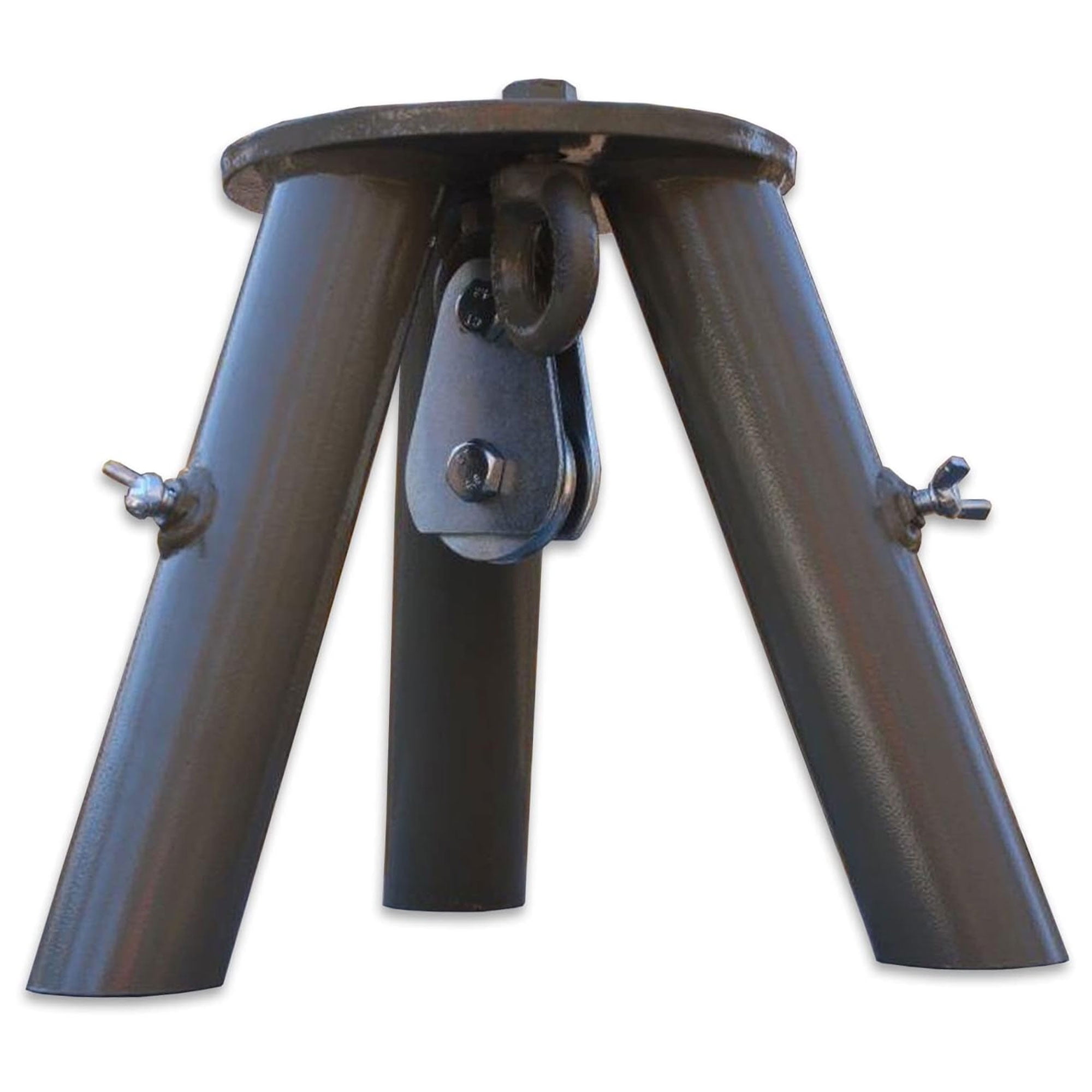 Boss Buck Deer Feeder Tripod Header with Pulley, 6" Steel Top - Walmart.com