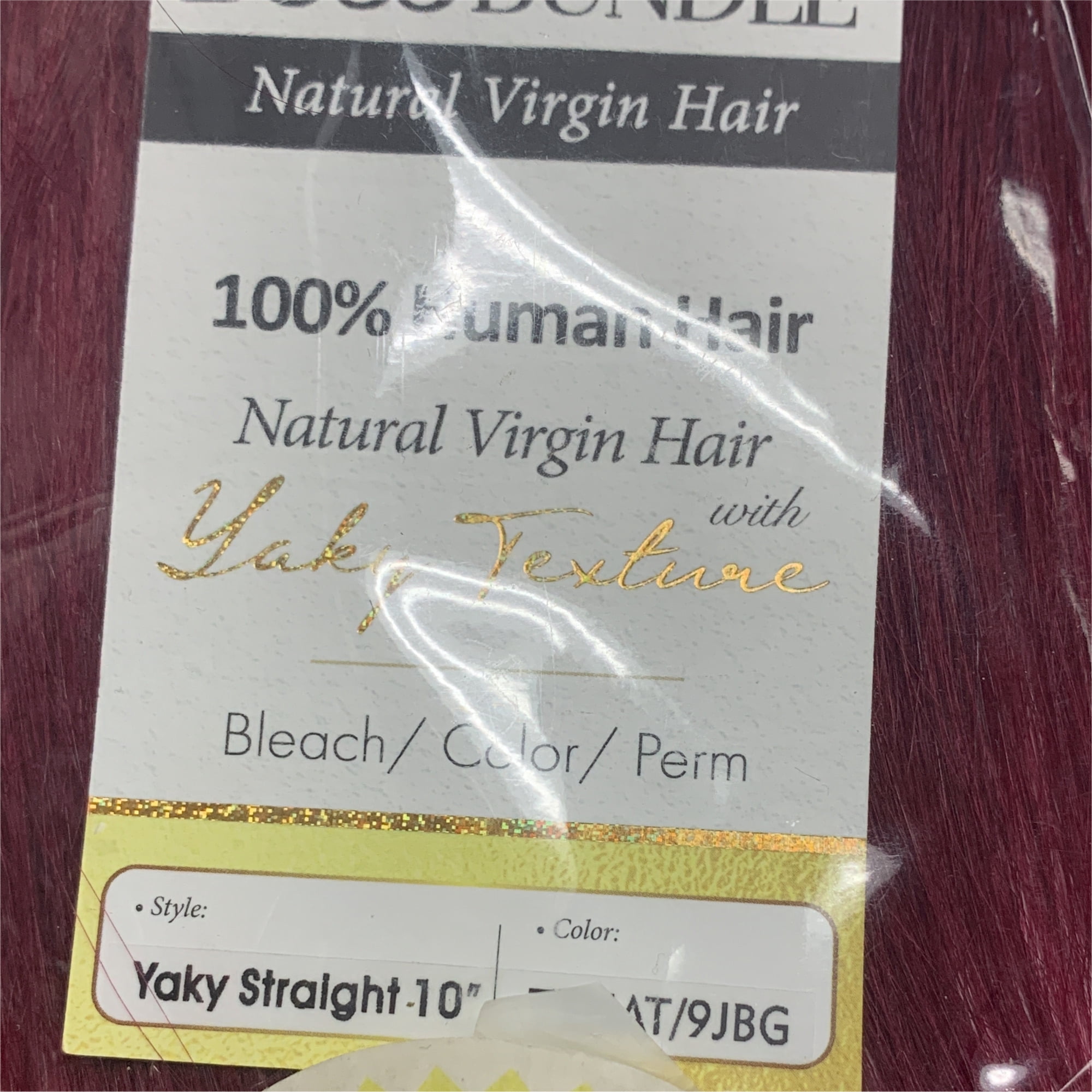 Boss Bundle 100% Hh Straight 10" #Ttnat/9jbg - Walmart.com