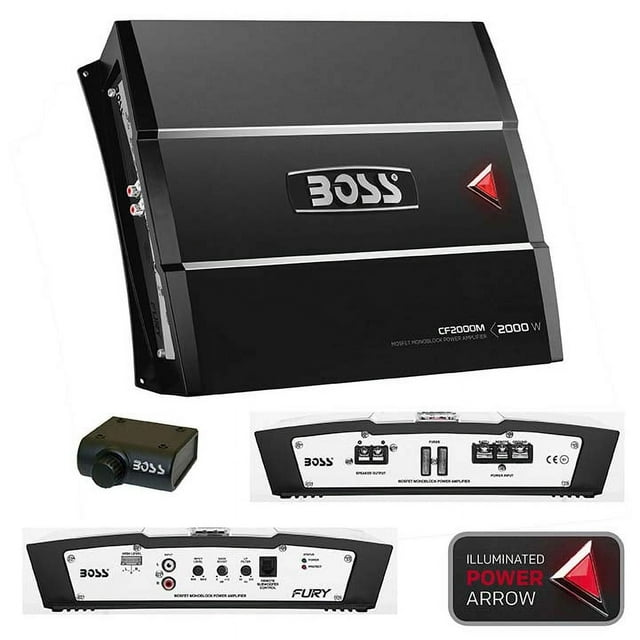 Boss CF2000M Chaos Fury 2000W Monoblock, Class A/B Amplifier - Walmart.com