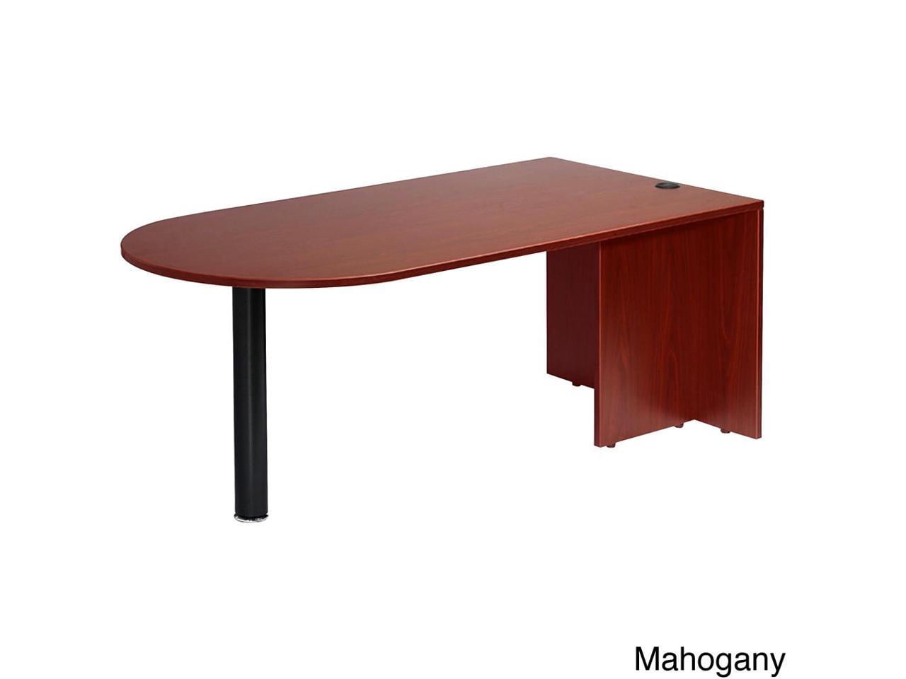 Boss Office Products Cherry or Mahogany Finished Bullet Desk - Walmart.com