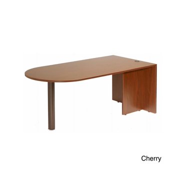 Boss N189-M Boss Bow Front Desk Shell Mahogany 71 in. W36-41 in. D29.5 ...