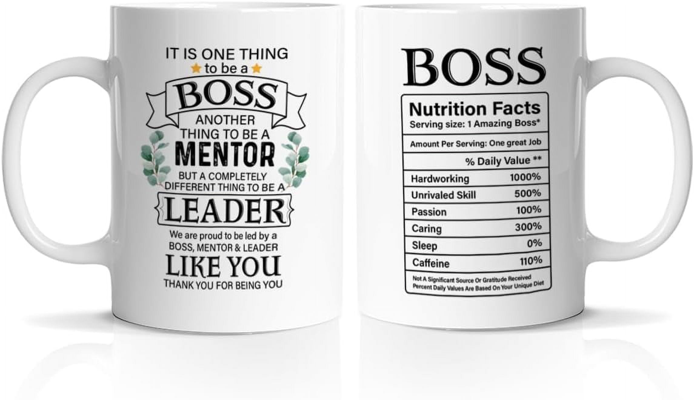 Boss Coffee Mug, Appreciation Gifts for Boss, Retirement Gifts for Boss ...