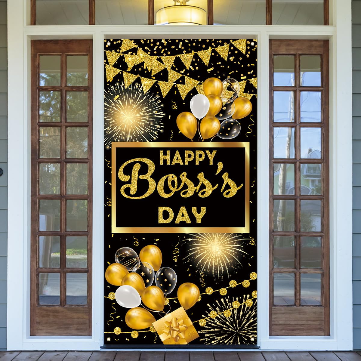 Boss Day Decorations Happy DHF10 Boss Day Door Cover Boss's Day Banner ...