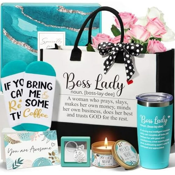 Boss Day Gifts for Her Women, Best Boss Lady Gifts，Christmas Gift ...