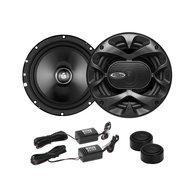 Boss Elite BCK65 350 W Max 6.5" 2-Way 4-Ohms Car Audio Component ...