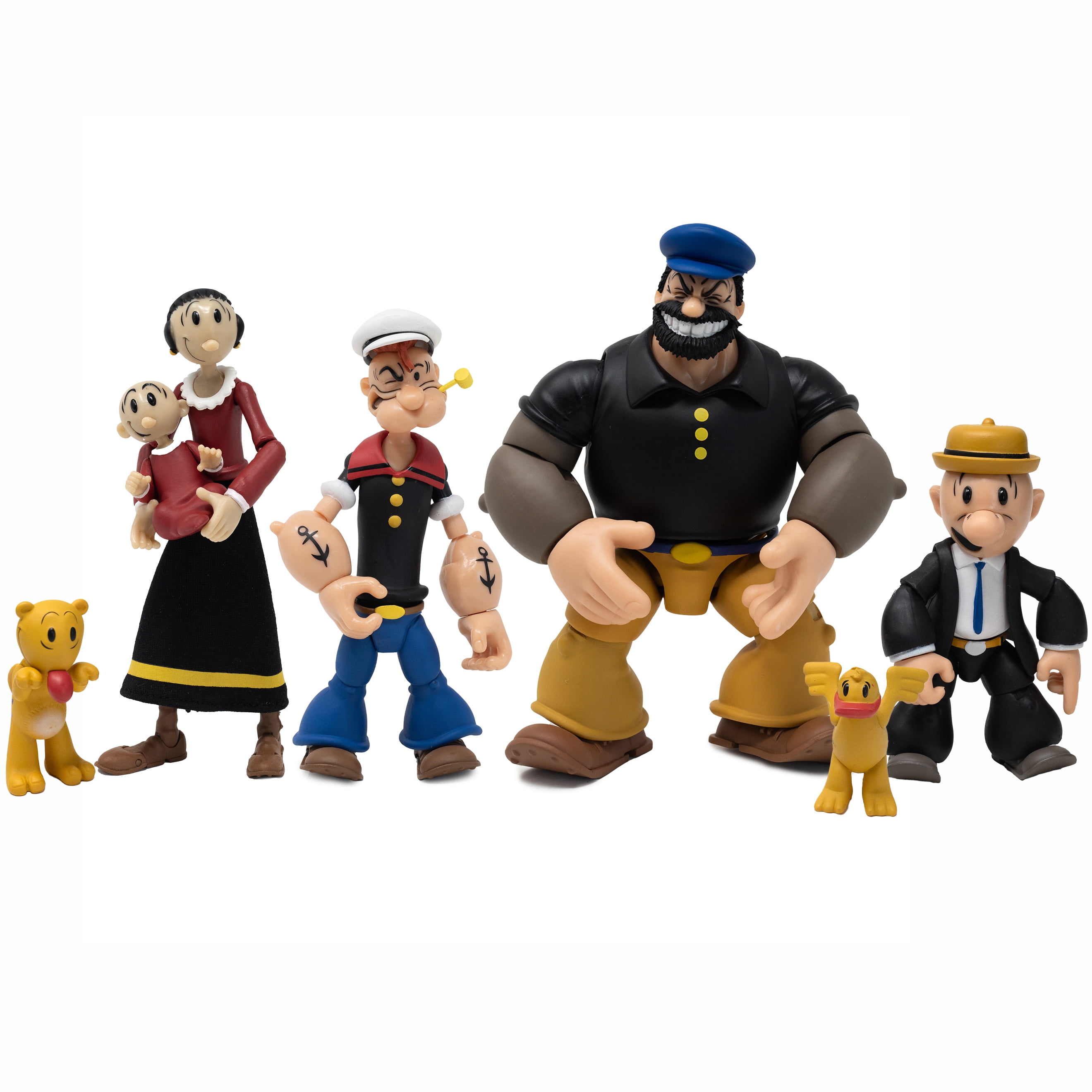 Boss Fight Studio Popeye Classics Set of 4 – Wave 1 Popeye, Olive Oyl ...