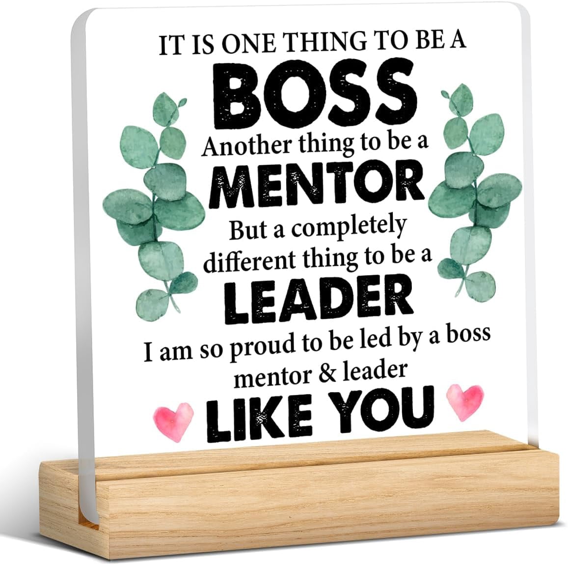 Boss Gift for Women Men, Appreciation Gift for Boss Mentor Leader ...