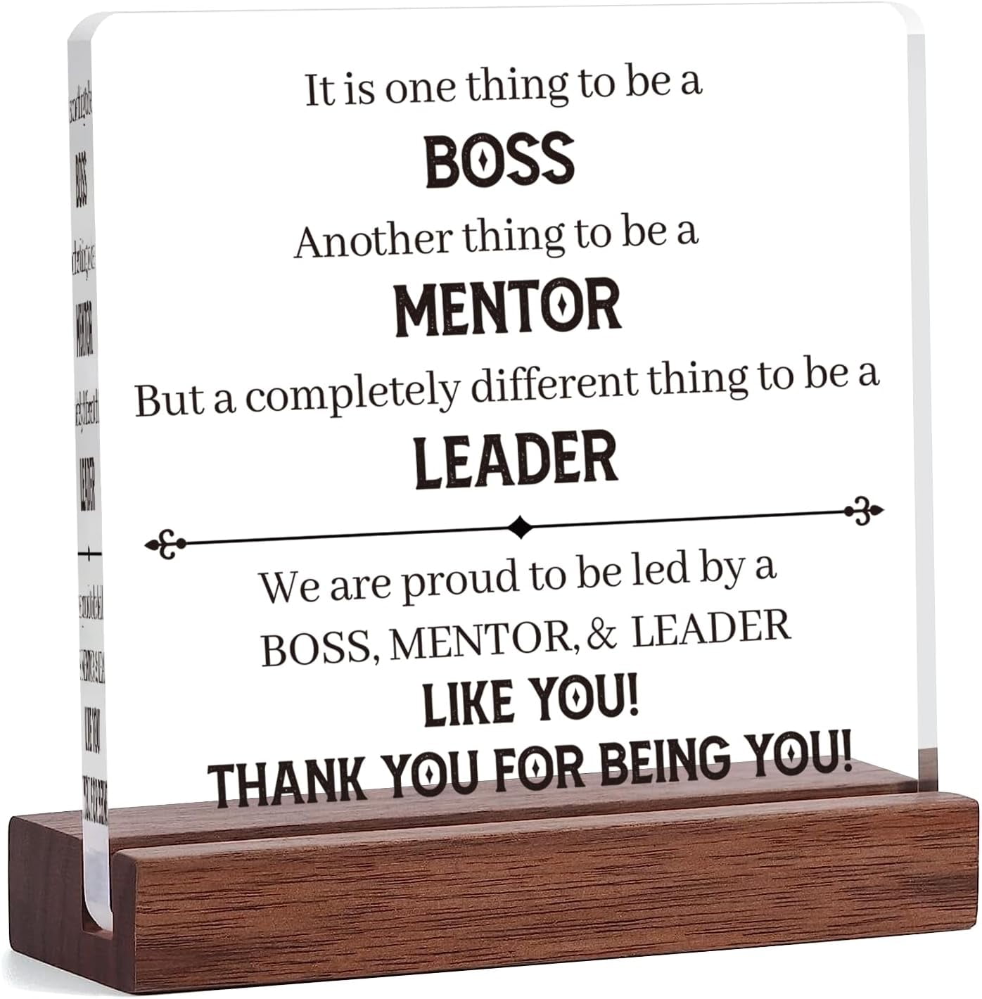 Boss Gifts, Acrylic Sign Office Decor, Boss Lady Gifts, Valentines Day ...