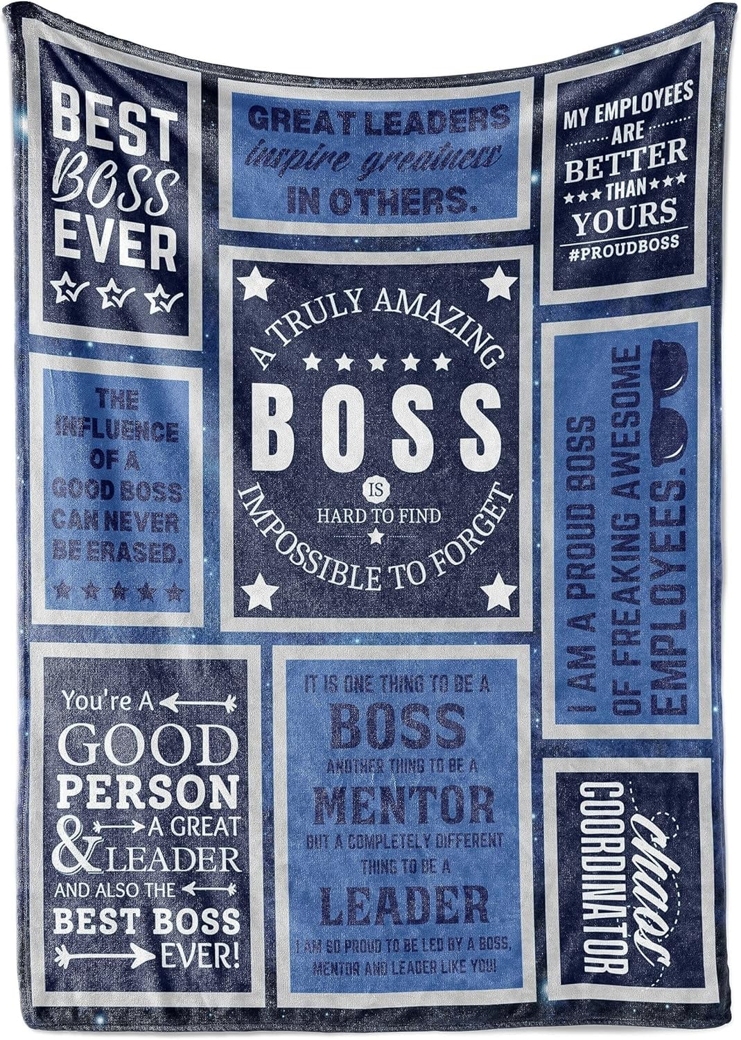 Boss Gifts from Employees, Bosses Day Gifts for Men, Bed Flannel Plush ...