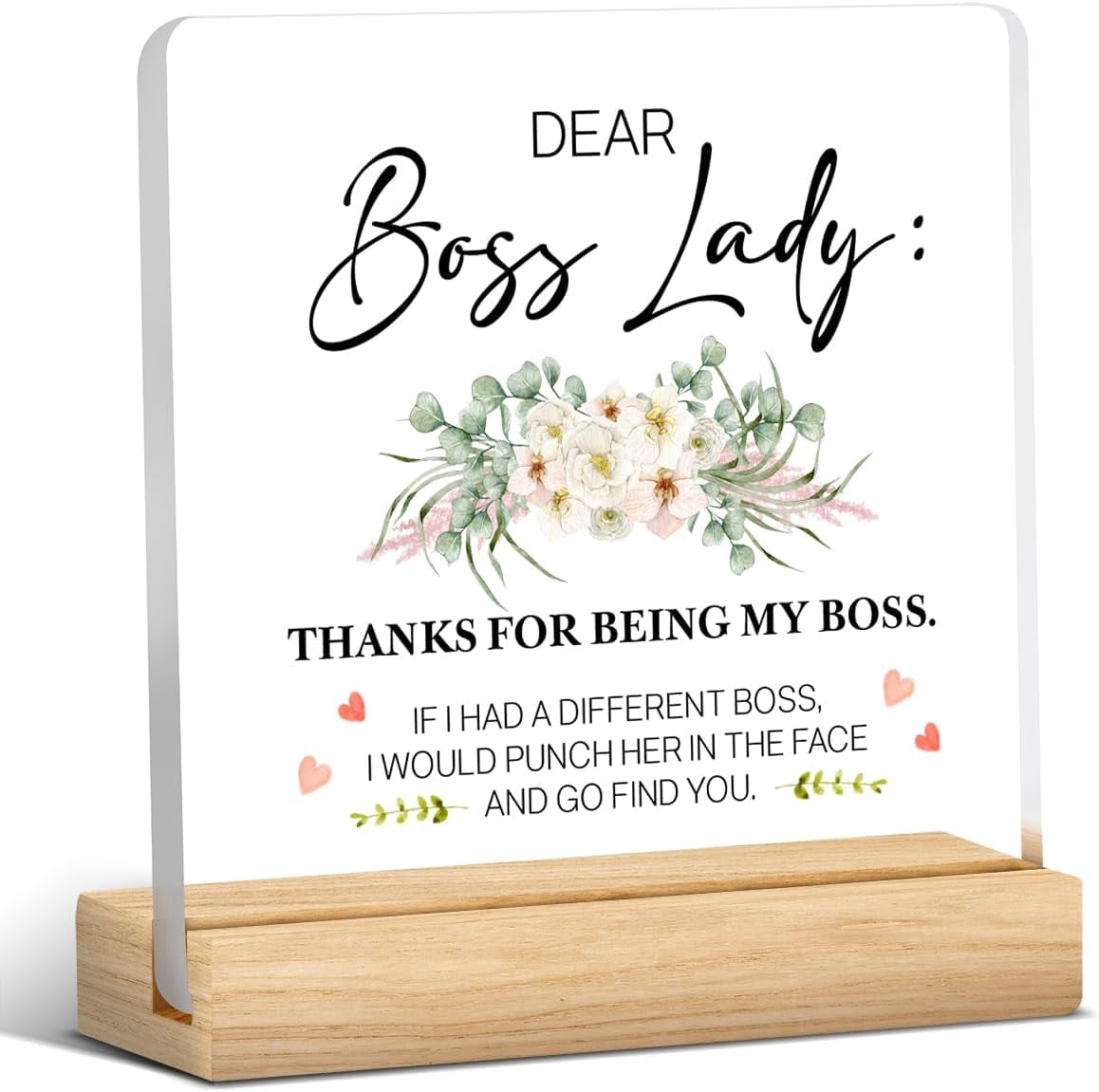 Boss Gifts For Woman Appreciation Gift Female Boss Boss Lady Clear Desk ...