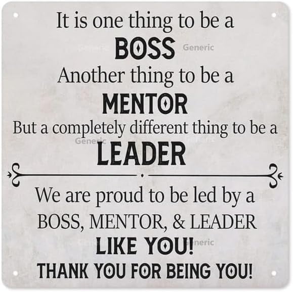 Boss Gifts for Men Women, Plaque Signs Best Boss Day Gifts ...