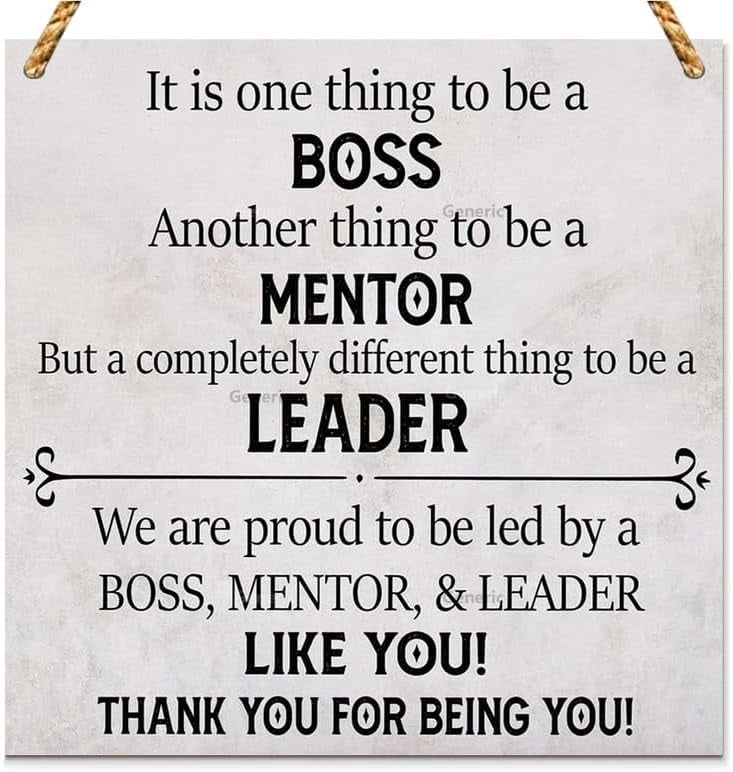Boss Gifts for Men Women, Plaque Signs Best Boss Day Gifts ...