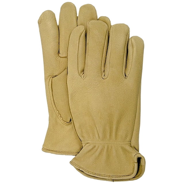 Boss Gloves 4085L Large Unlined Premium Grain Deerskin Driver Gloves ...