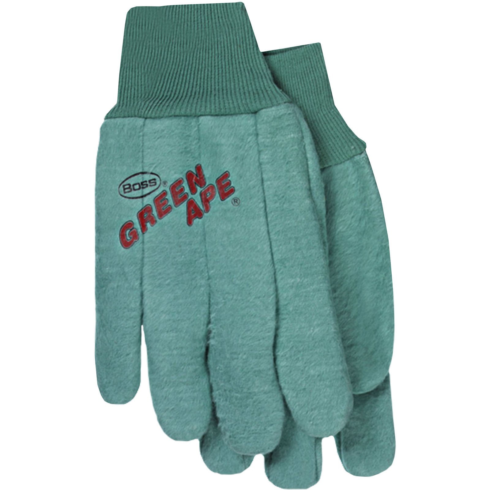 Boss Gloves by BOSS Men's Heavy Duty Cotton Chore Gloves, Green, Large ...