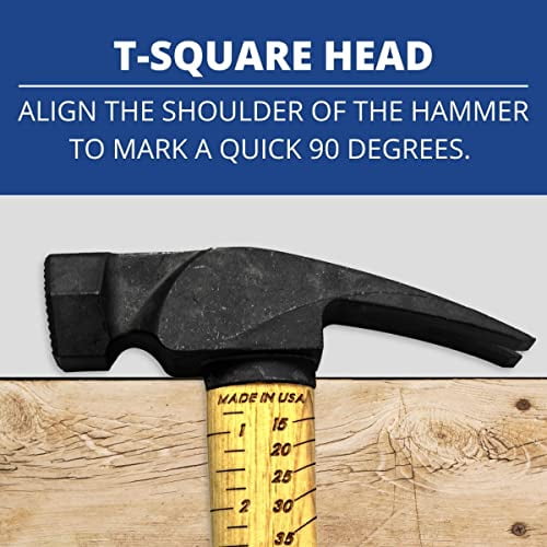 Boss Hammer 18 oz. Premium 4340 Steel Rip Claw Hammer with Tough ...