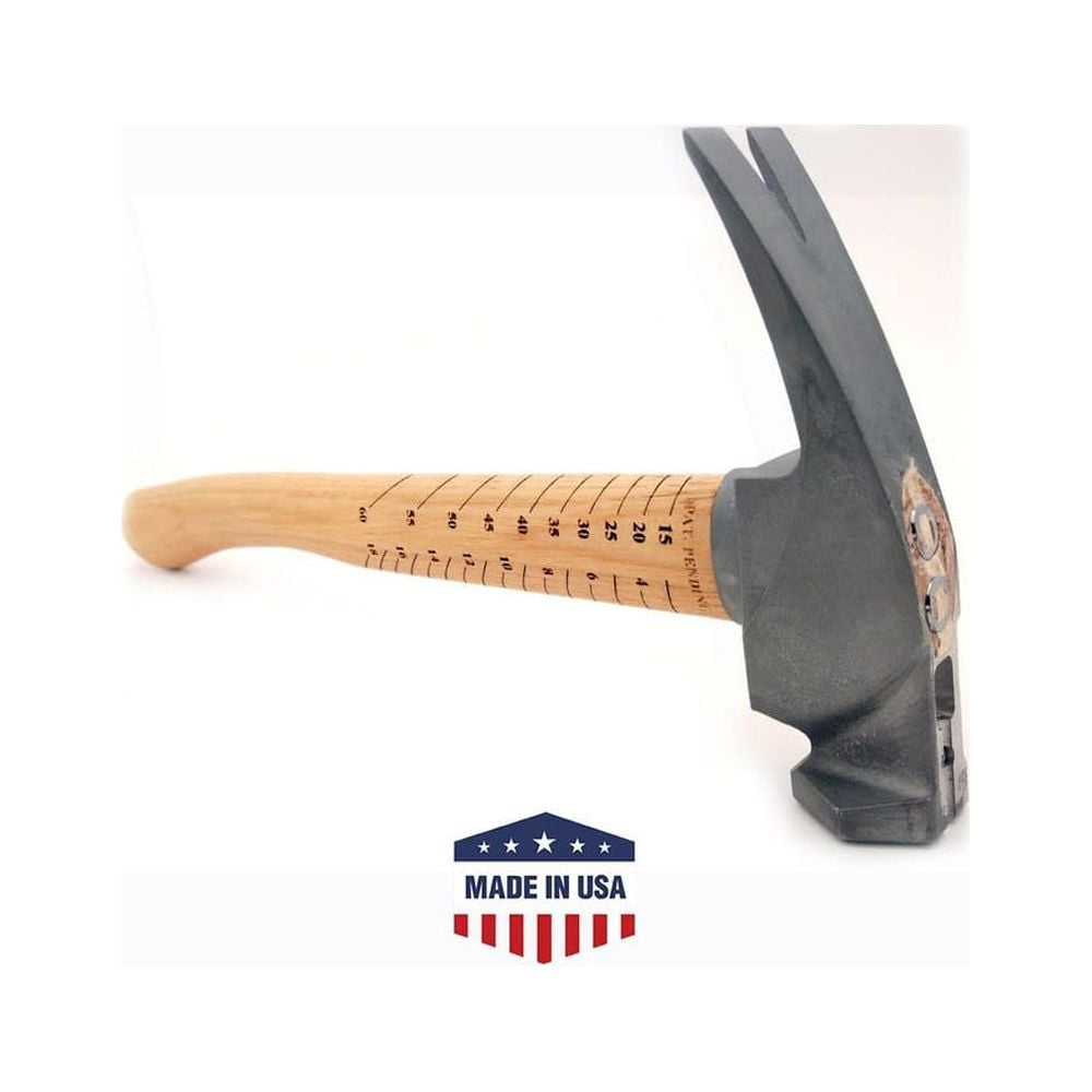 Boss Hammer Construction Grade Titanium Hammer with Hickory Handle ...