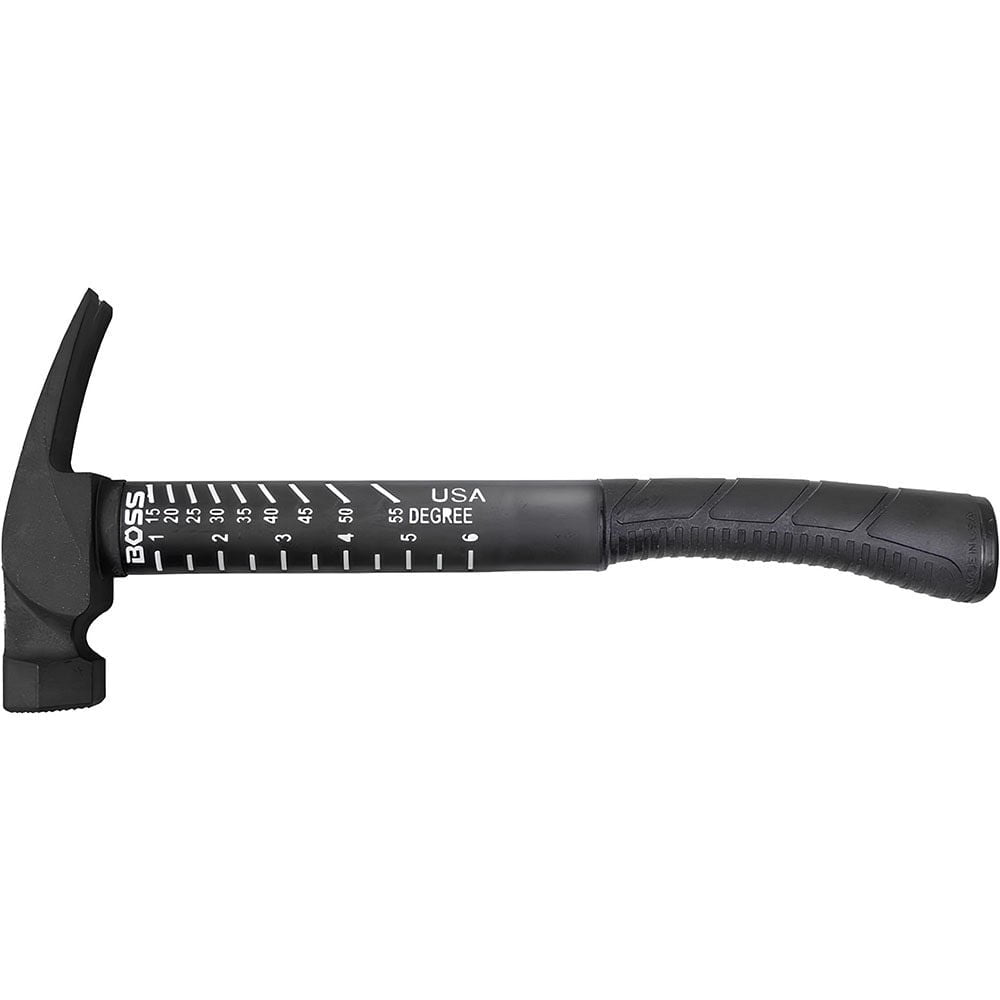 Boss Hammers 18Oz Steel Hybrid Fiberglass Handle Hammer Smooth Face ...