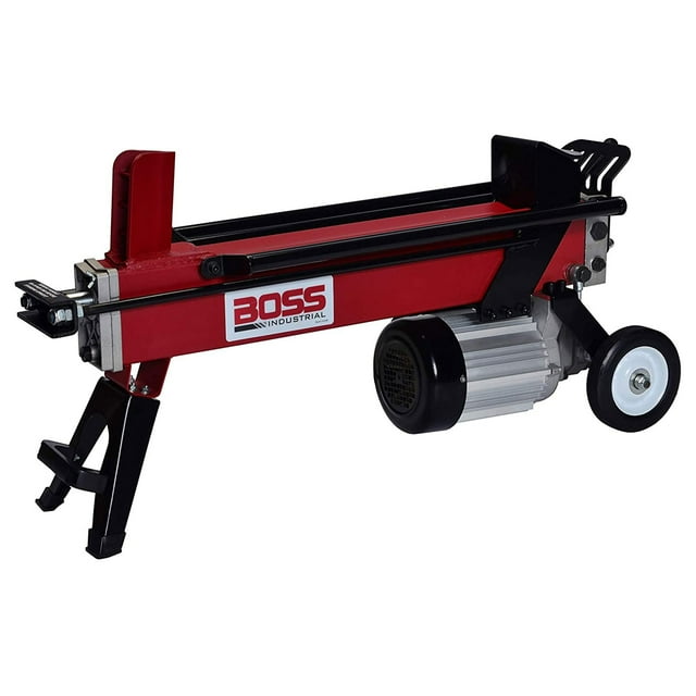 Boss Industrial Small Hand Hydraulic 5 Ton Electric Log Splitter for ...