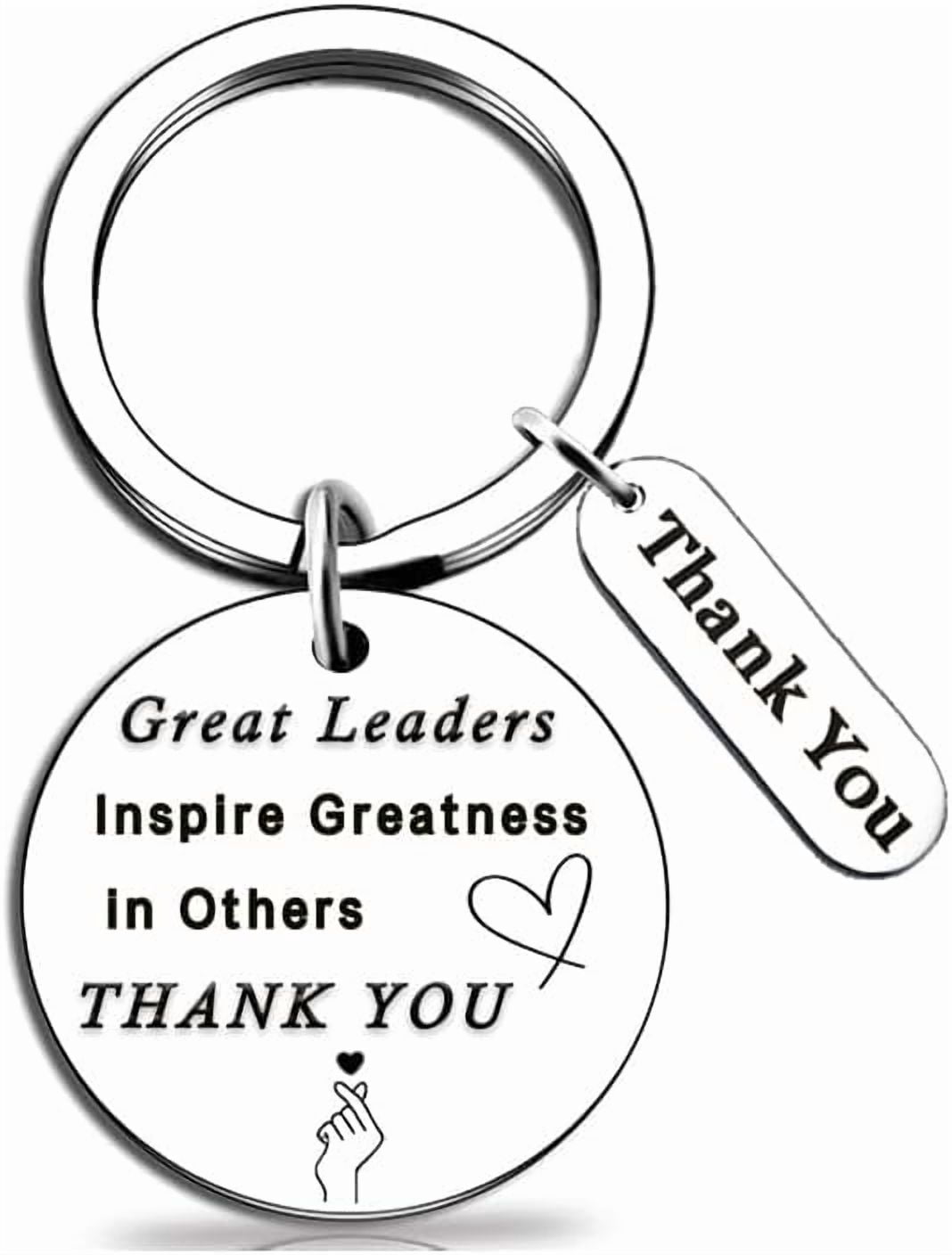 Boss Keychain for Women Men Leader Mentor Coach Supervisor Retirement ...