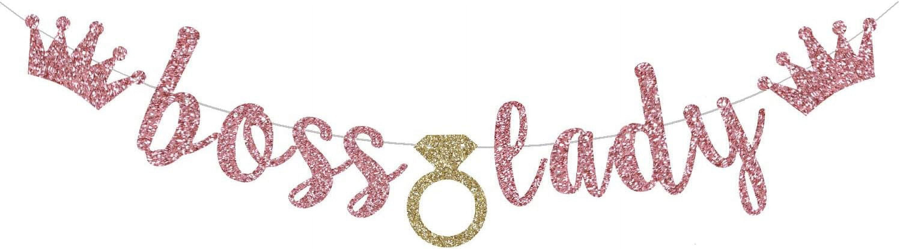 Boss Lady Banner, Girls Queen Women Birthday Party Decorations, Baby ...