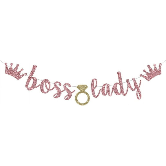 Boss Lady Banner, Girls Queen Women Birthday Party Decorations, Baby ...