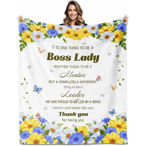 Boss Lady Gifts for Women, Best Boss Gifts for Women, Boss Lady Blanket ...