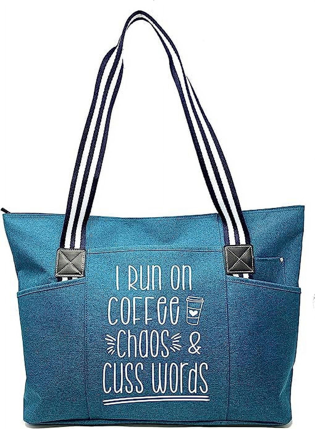 Boss Lady Gifts for Women - Cute Zippered Pocket Canvas Tote Bag Gift ...