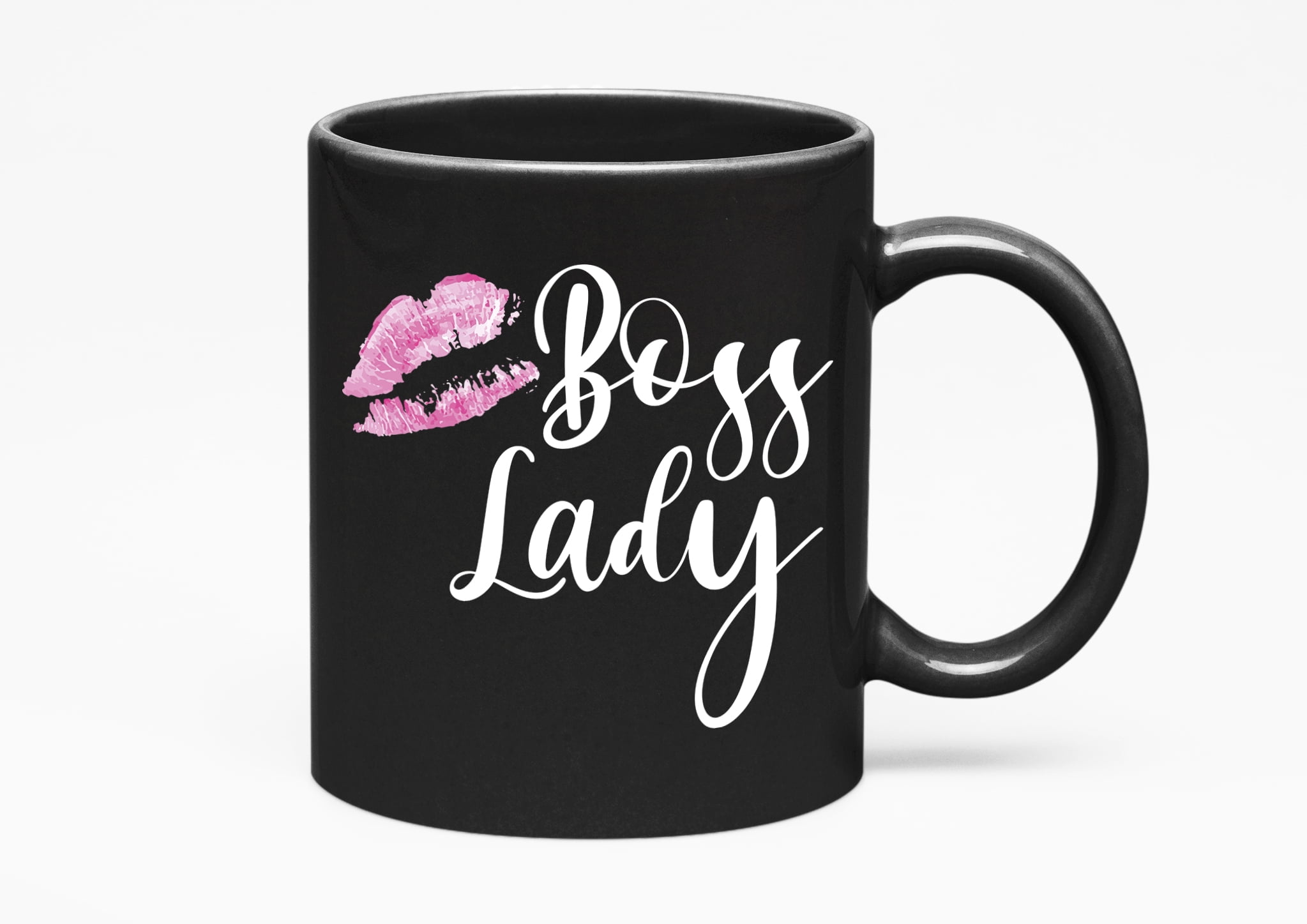 Boss Lady Office Cup, Drinkware and Stuff, Women, Black 11oz Ceramic ...