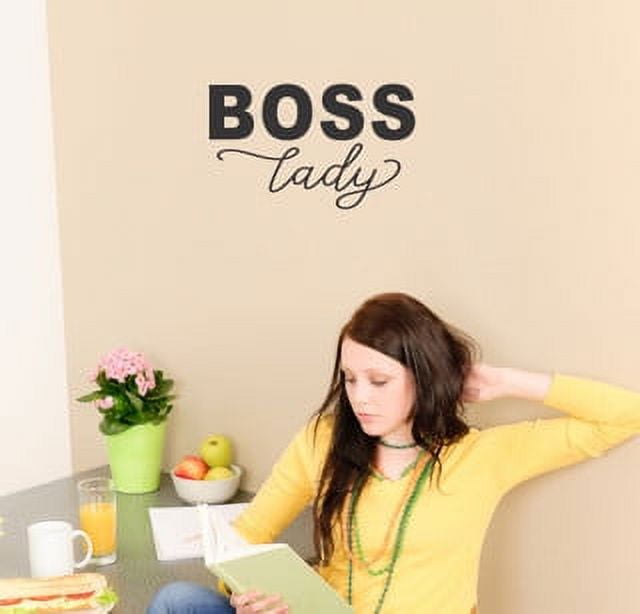 Boss Lady Office Wall Art Decor Sticker - Vinyl Wall Art Decal - Boss ...
