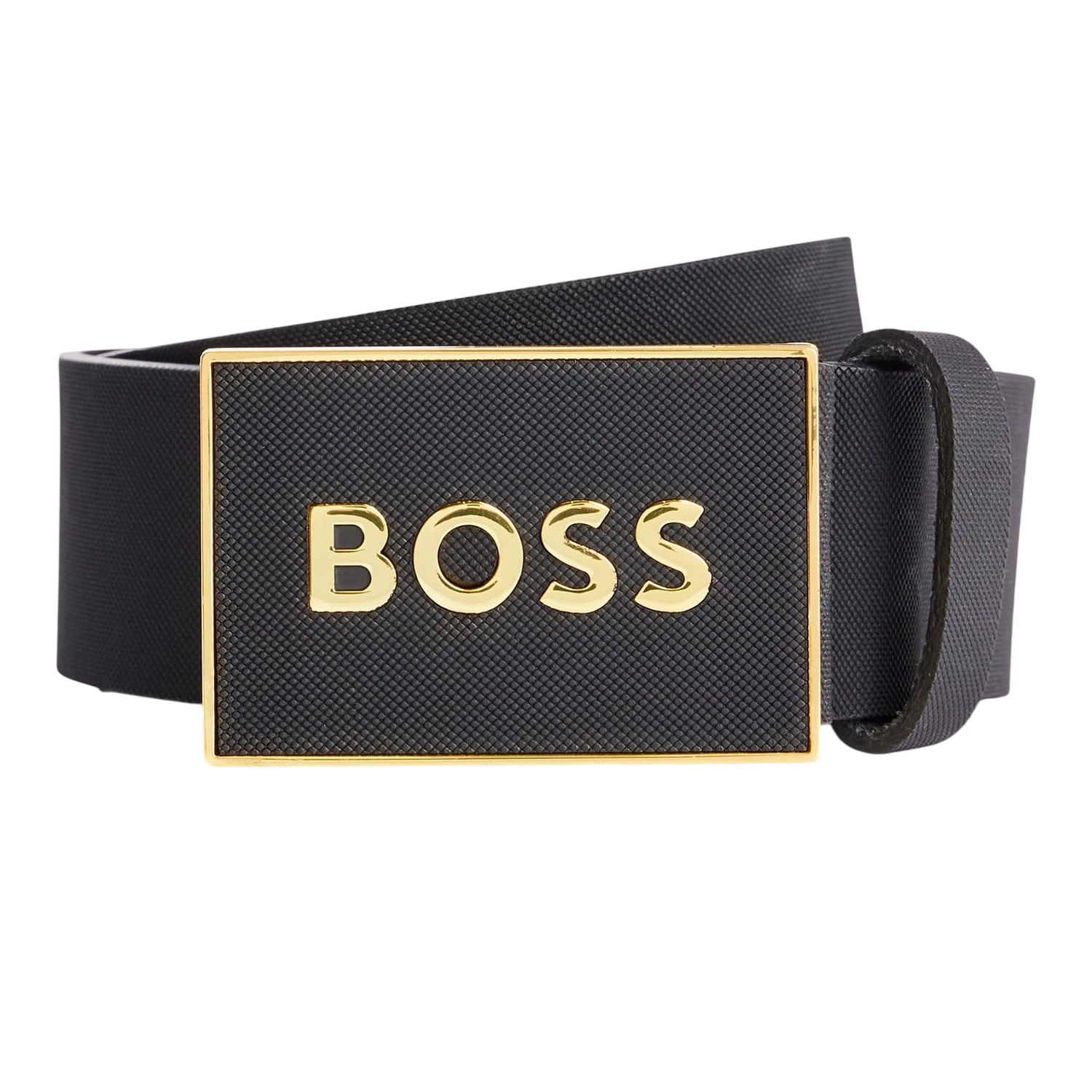 Boss Logo Leather Belt - Walmart.com