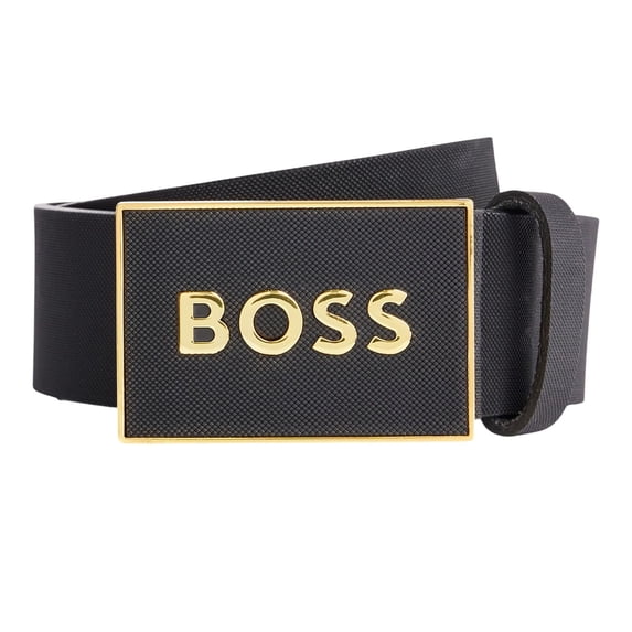 Boss Logo Leather Belt - Walmart.com