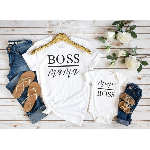 Boss Mama Mini Boss Shirt Mom Shirt Mama Mini Shirt Boss Mini Shirt ...