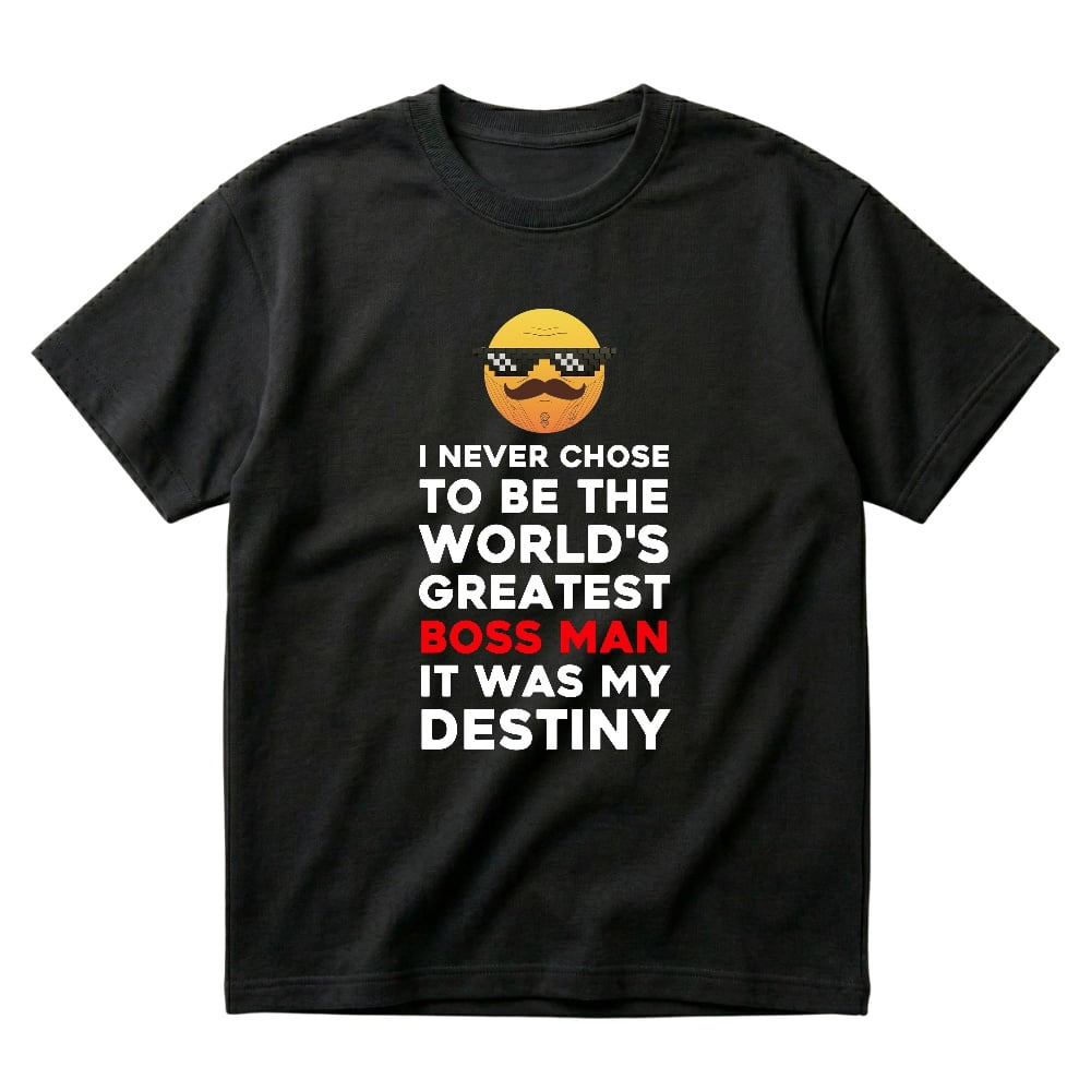 Boss Man Idea World Greatest Bossman Gift Vintage Leader T-Shirts ...