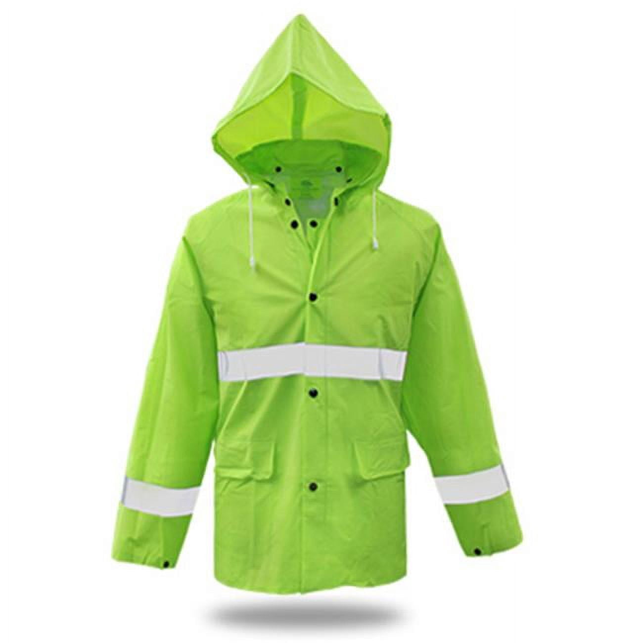 Boss Manufacturing 257079 High Visibility Fluorescent Rain Suit, Green - 3XL - Walmart.com