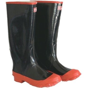 Boss Manufacturing 257034 15 in. Over The Sock Rubber Boot, Black ...