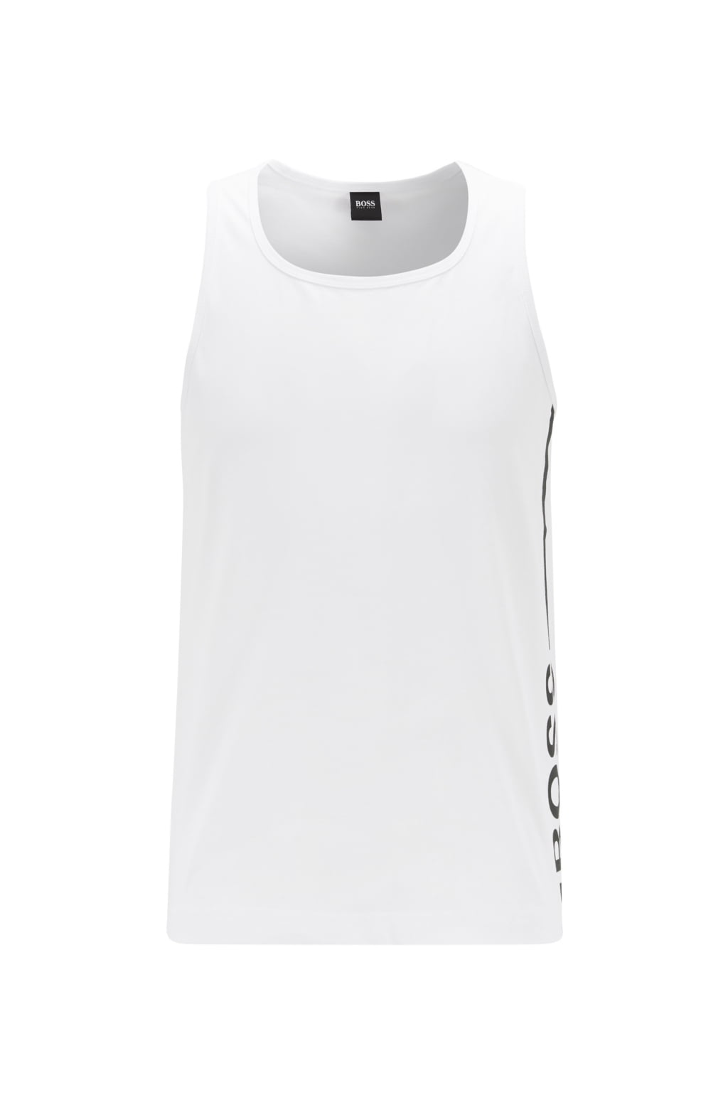Boss Men's Tank top in pure cotton with vertical logo - Walmart.com