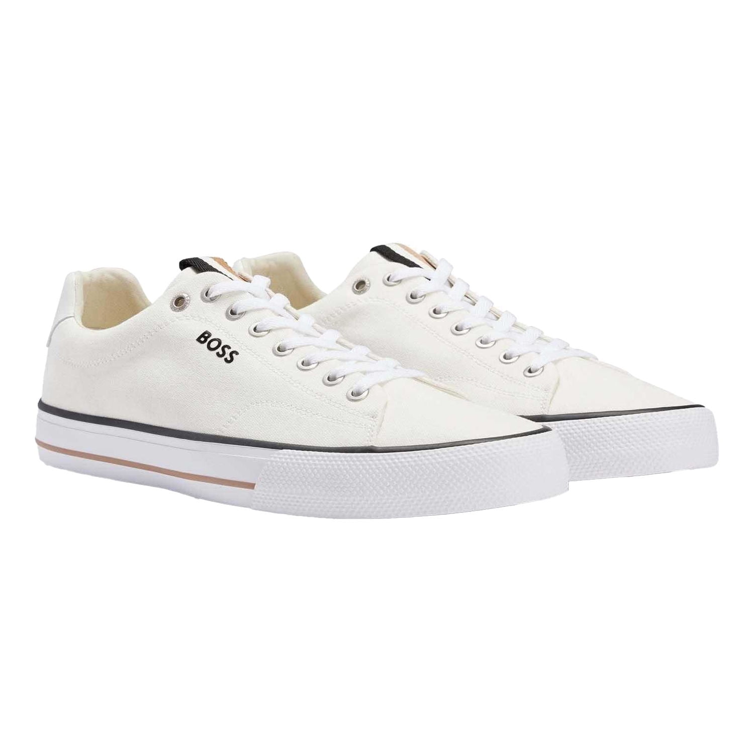 Boss Mens Aiden Leather Tennis Sneakers - Walmart.com