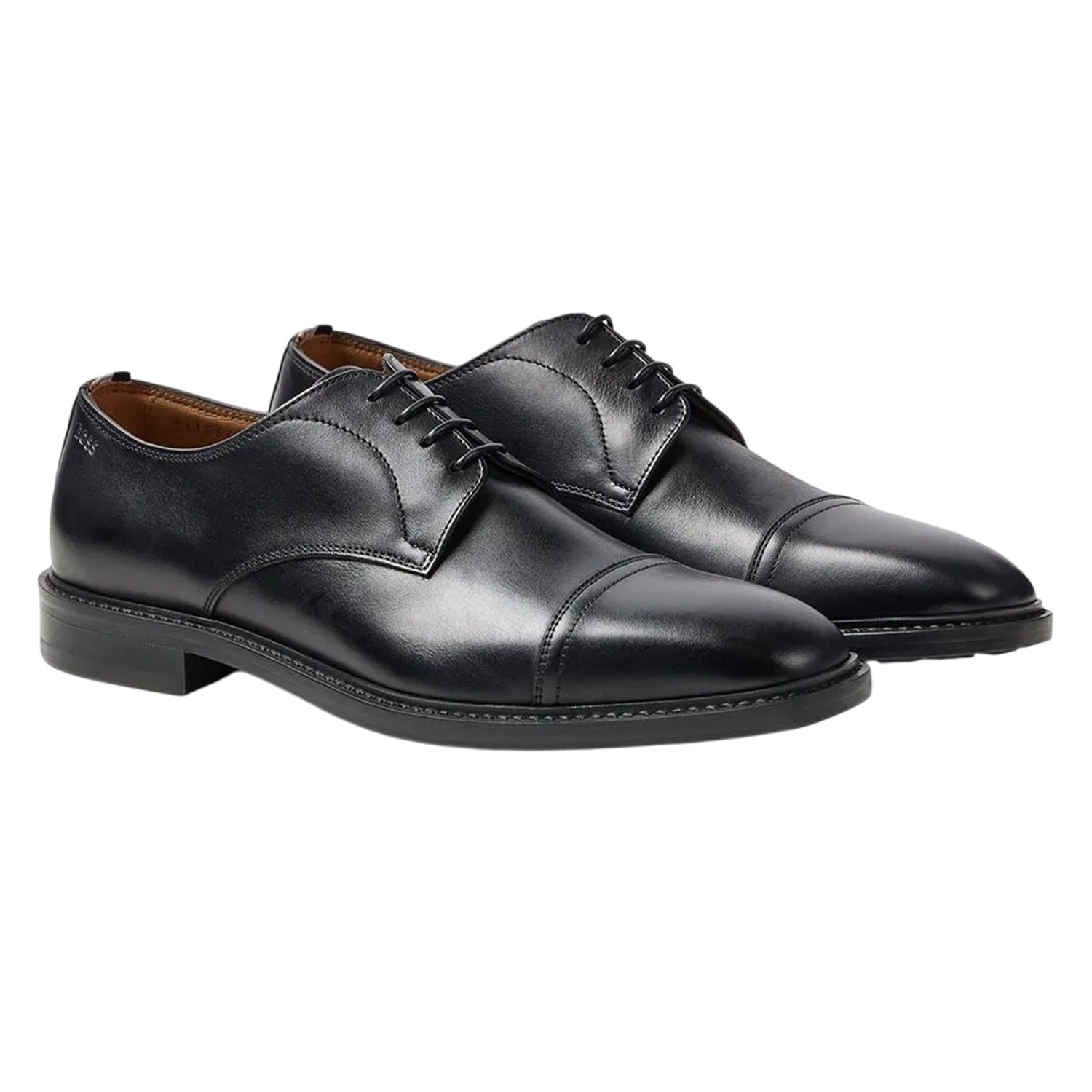 Boss Mens Lisbon Leather Derby Shoes - Walmart.com