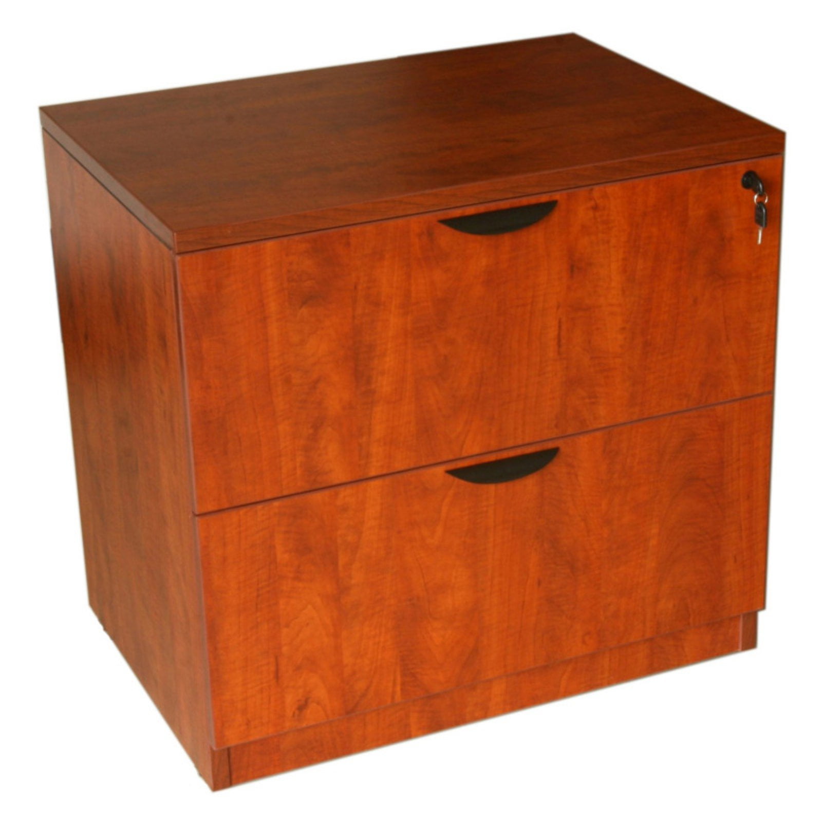 Boss N112-C 2-drawer Lateral File - Cherry - Walmart.com