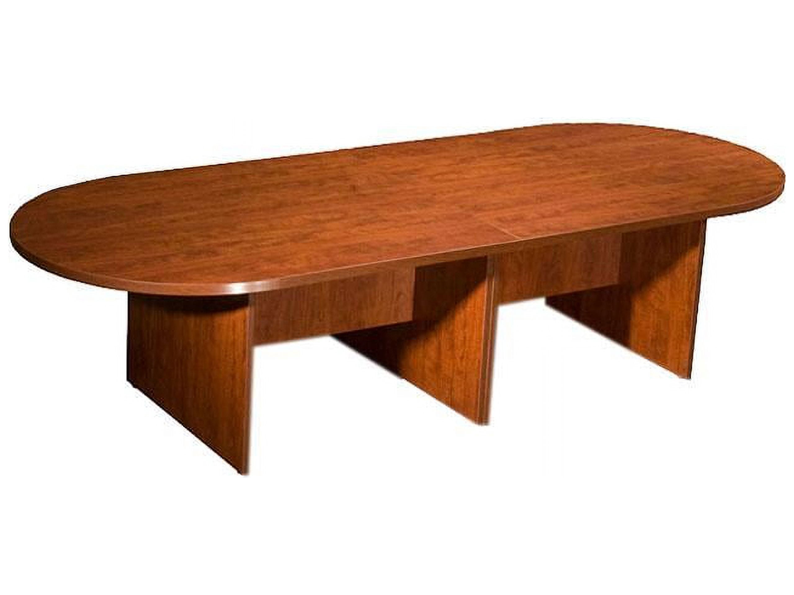 Boss Office Products N137-C 10Ft Race Track Conference Table- Cherry ...
