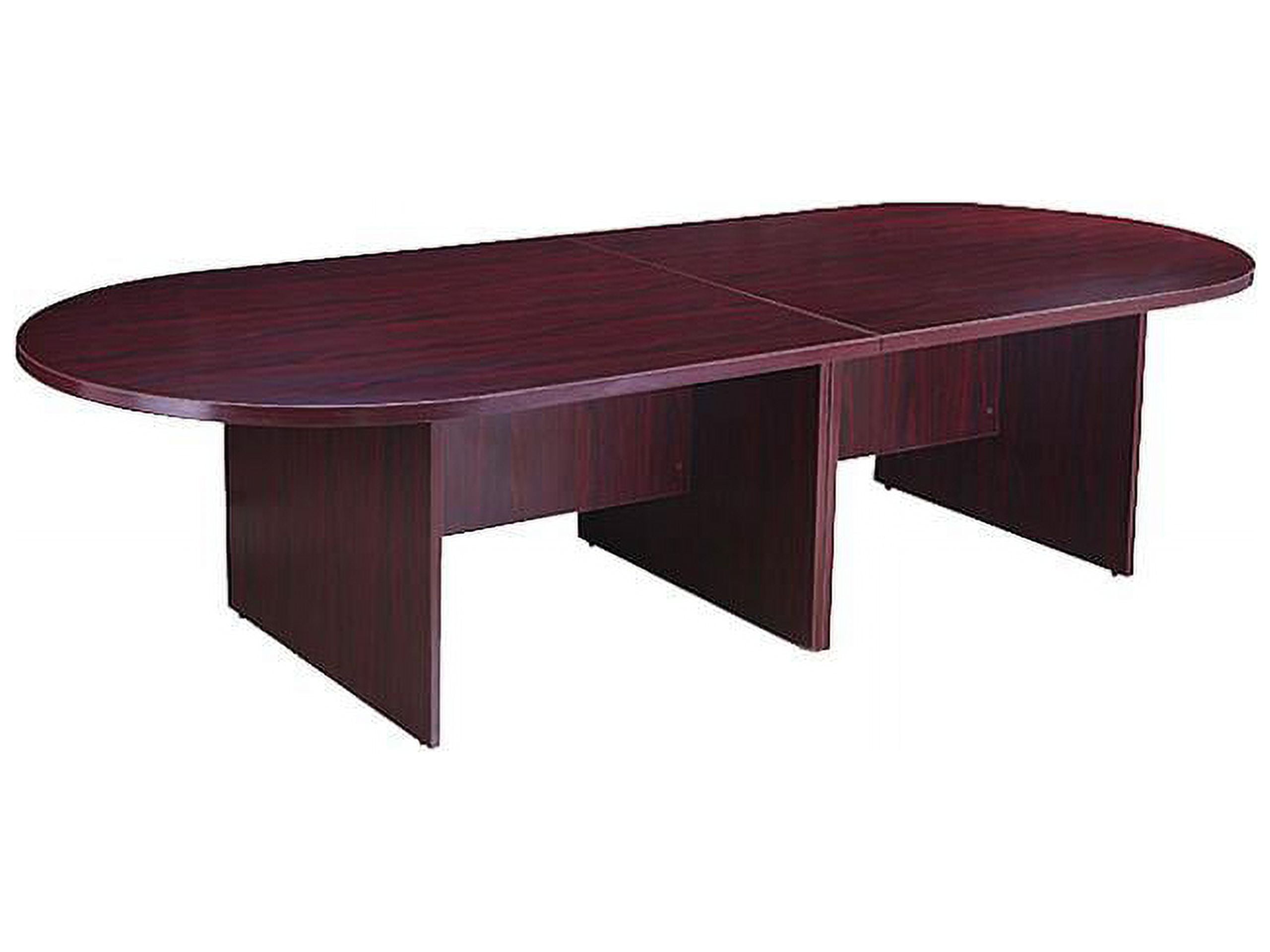 Boss Office Products N137-M 10Ft Race Track Conference Table- Mahogany ...