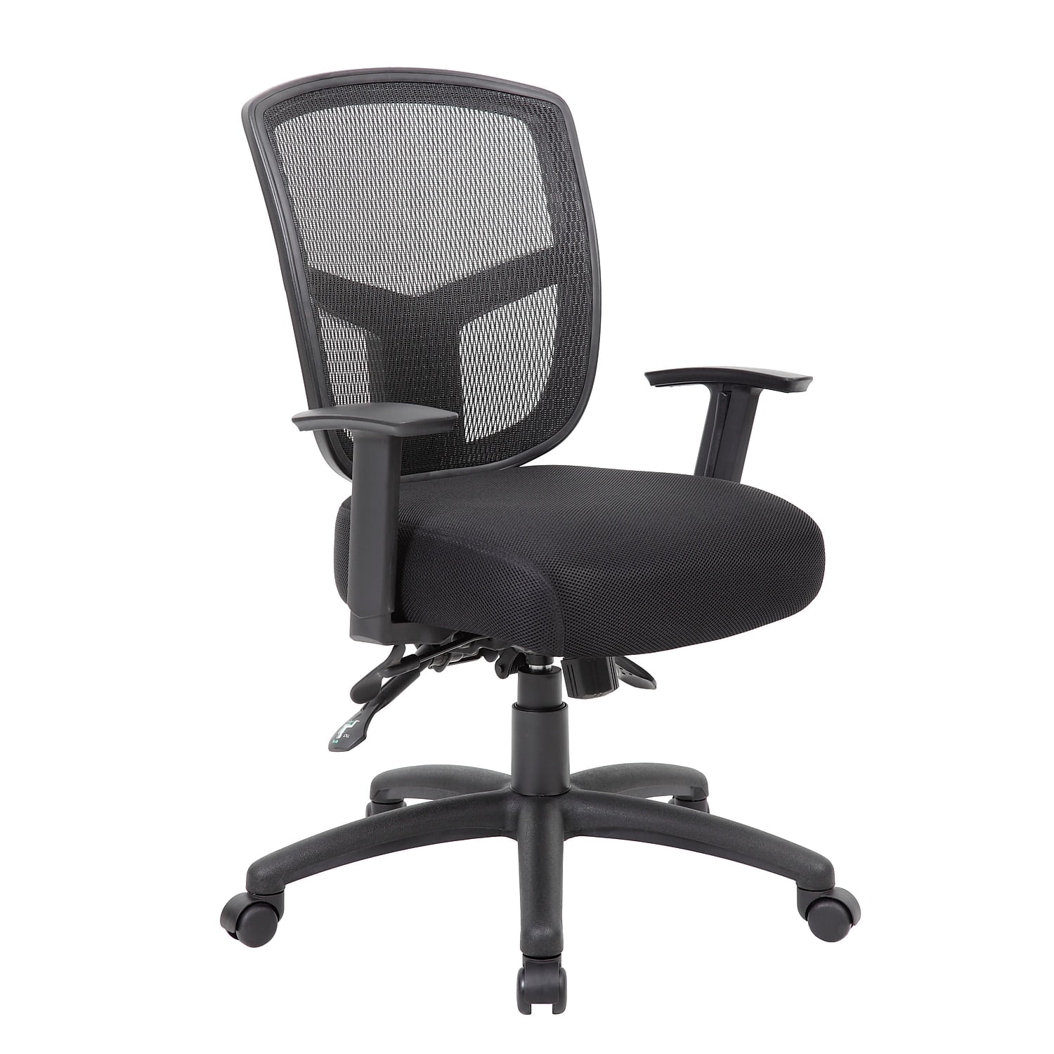 Boss Office Products Contract Mesh Task Chair in Black - Walmart ...