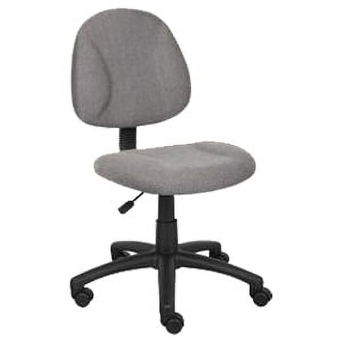 Boss Office Products Adjustable Task Chair without Arms, Ergonomic ...