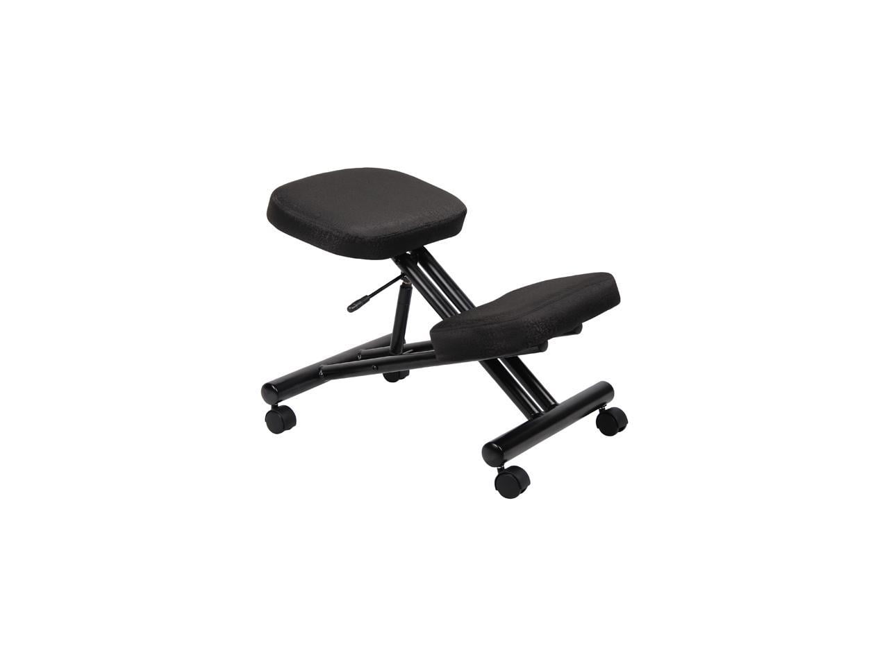 Boss Office Products Black Fabric Ergonomic Kneeling Stool - Walmart.com