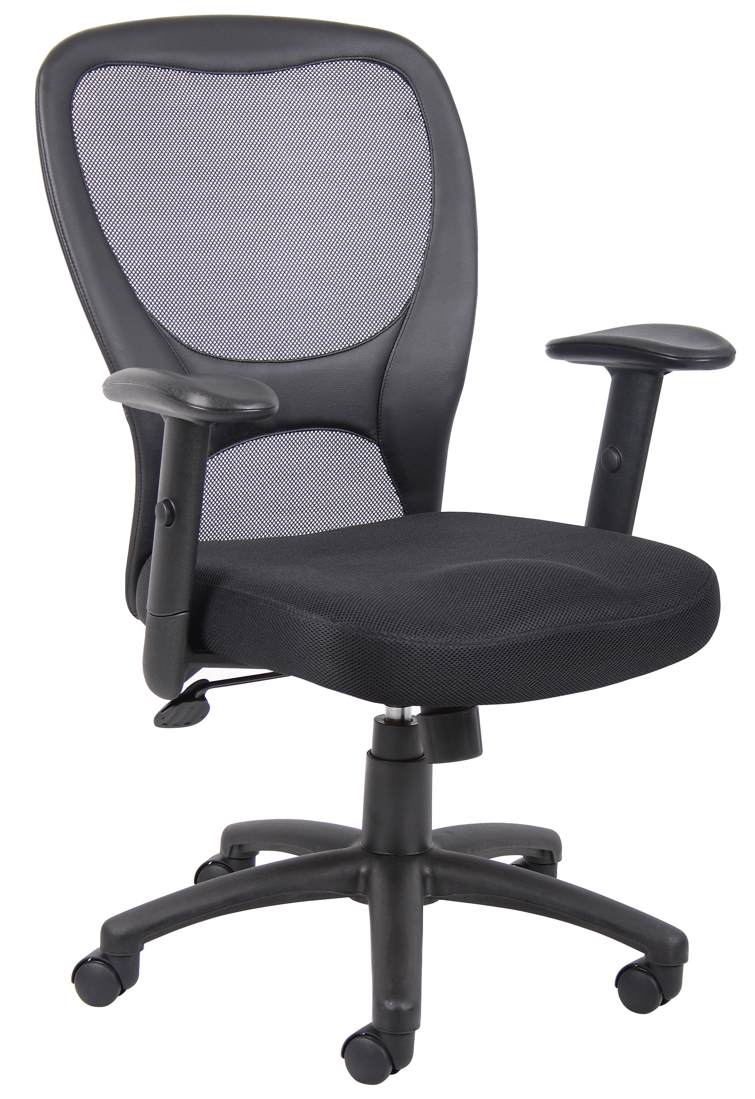 Boss Office Mesh Task Chair with Adjustable Arms and Height - Walmart.com